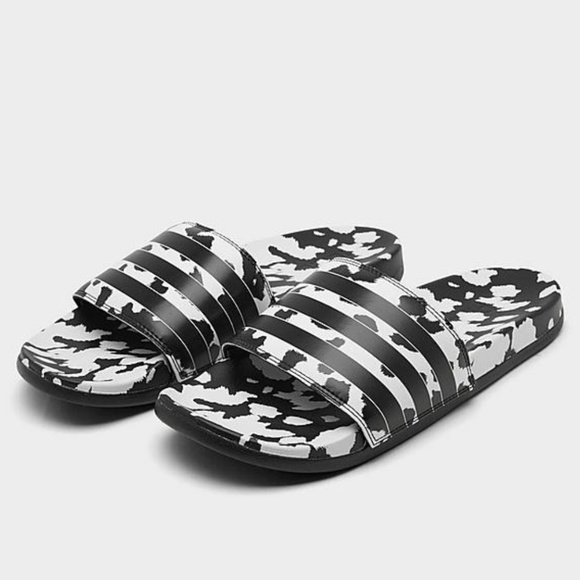 adidas | Shoes | New Womens Adidas Adilette Comfort Slide Sandals Black ...